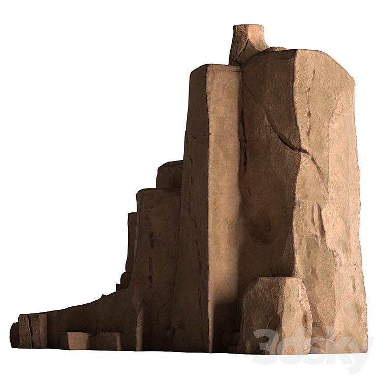 Desert Cliff - Environment Element 12 - Environment elements - 3D model