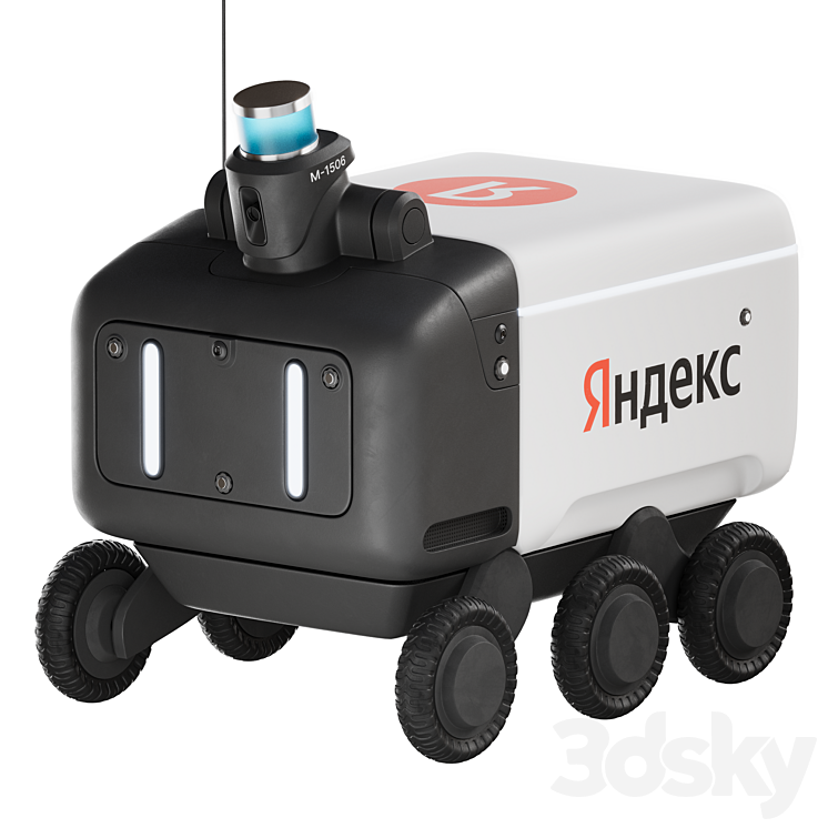 Yandex robot courier / Yandex robot courier - Miscellaneous - 3D model