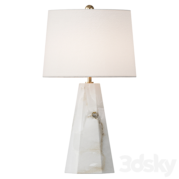 Alabaster LED Table Lamp - Table lamp - 3D model