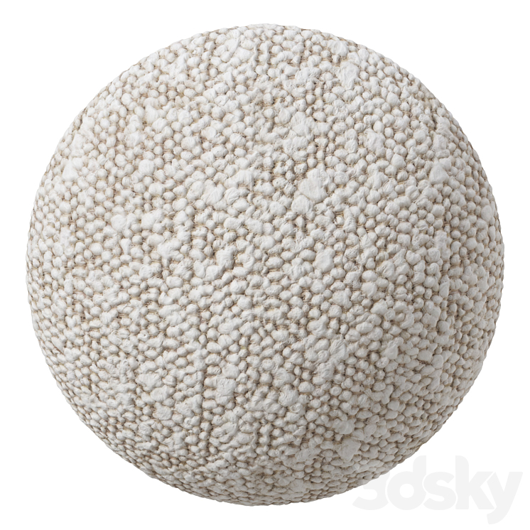Boucle Material - Fabric - 3D model