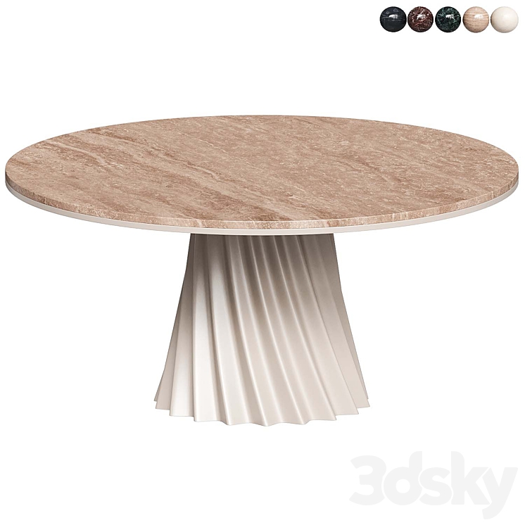 Pianca ONDA Indor Dining Table - Table - 3D model