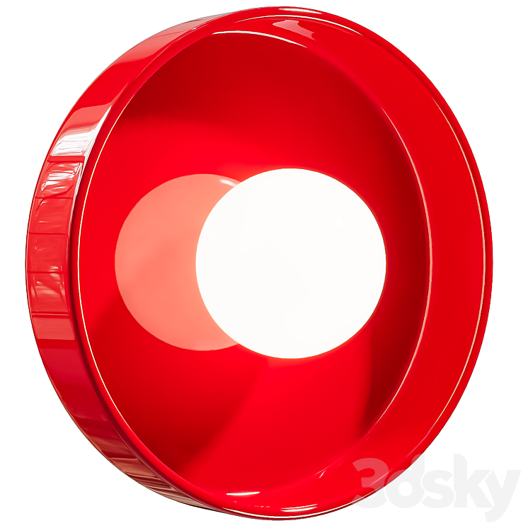 Disc Surface Mount - Wall light - 3D model