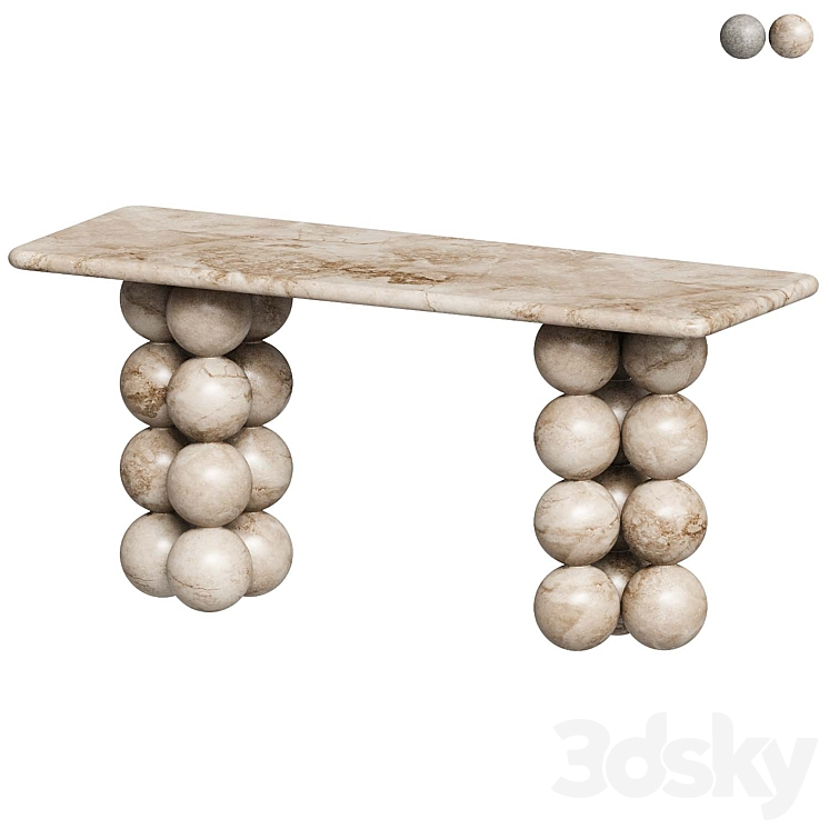 Perlas Console Table - Console - 3D model
