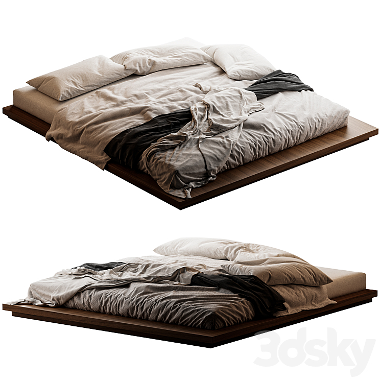 Soft Wake Bed - Bed - 3D model