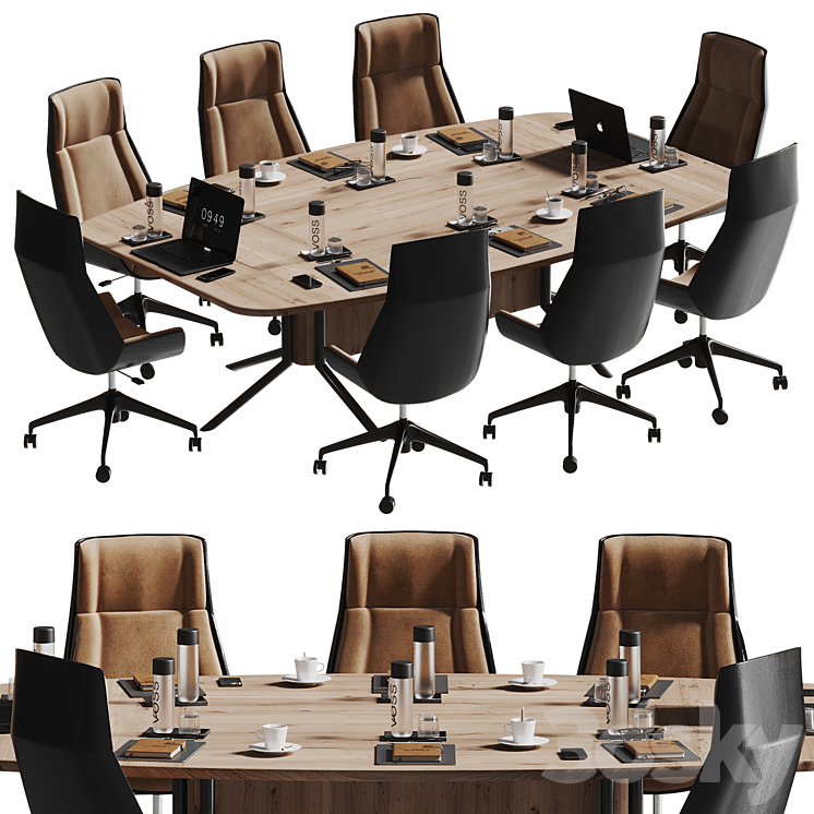 meeting table 5 - Office furniture - 3D model