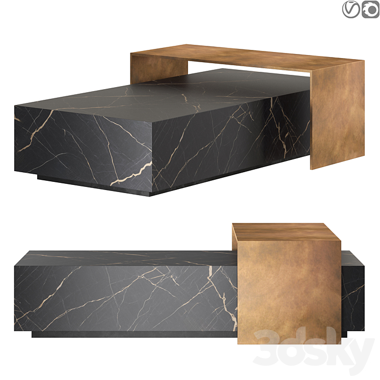 Modani Roma Coffee Table - Table - 3D model