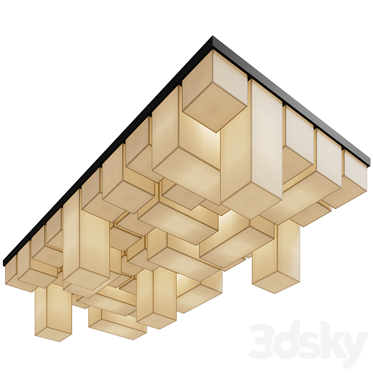 Decorative Ceiling - LED Suspended Cubes - Other decorative objects ...