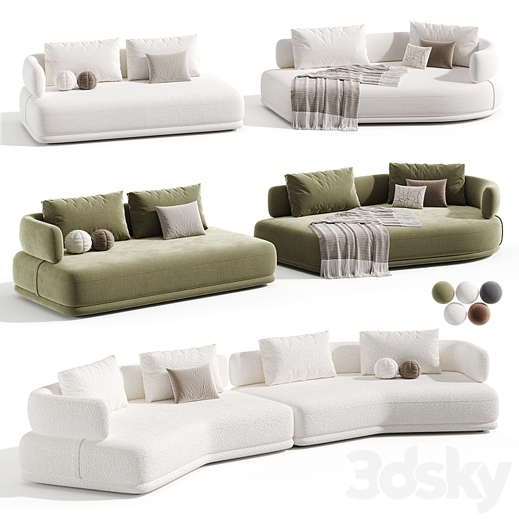 Conun Sofa 2 - Sofa - 3D model