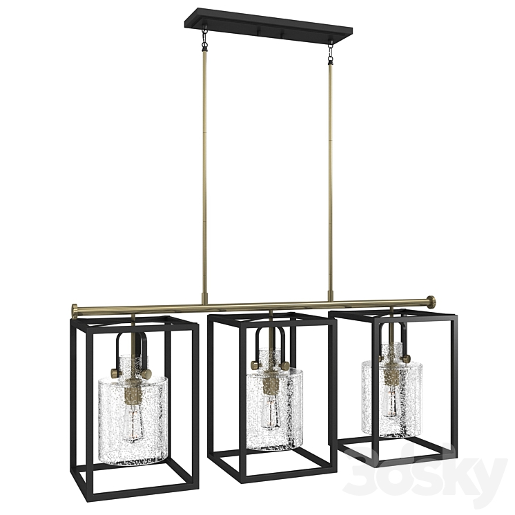 Kichler Kitner Chandelier - Pendant light - 3D model