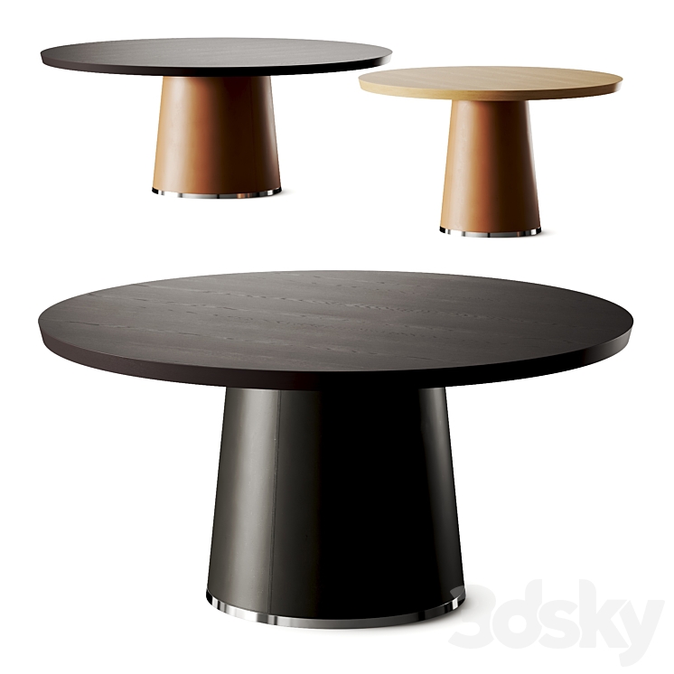 Flexform Enn Round Dining Table - Table - 3D model