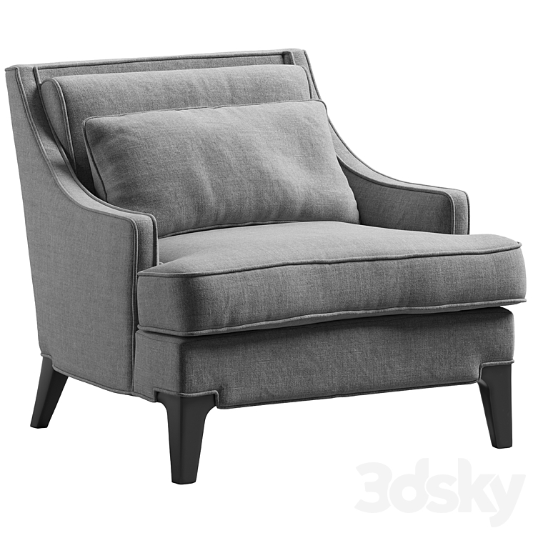 Anna Arm Accent Chair - Arm chair - 3D model