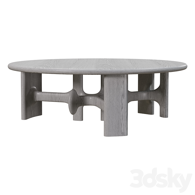Round coffee table CRF A11 - Table - 3D model