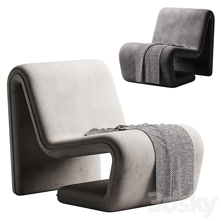 Wexler Chair - Arm chair - 3D model