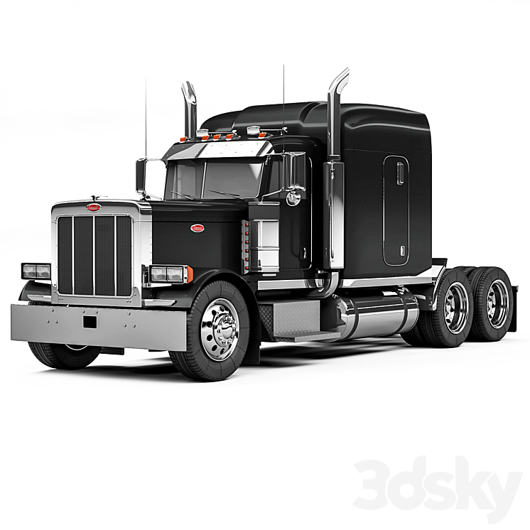 Peterbilt 379 Sleeper Cab 2005 - Ground Transport - 3D model