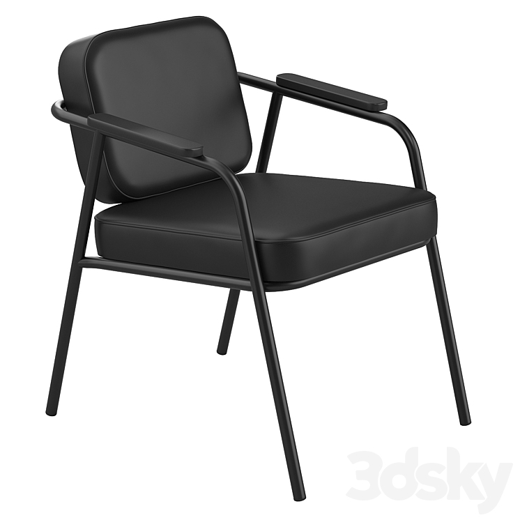 Armchair with armrests Loft ST002 - Arm chair - 3D model