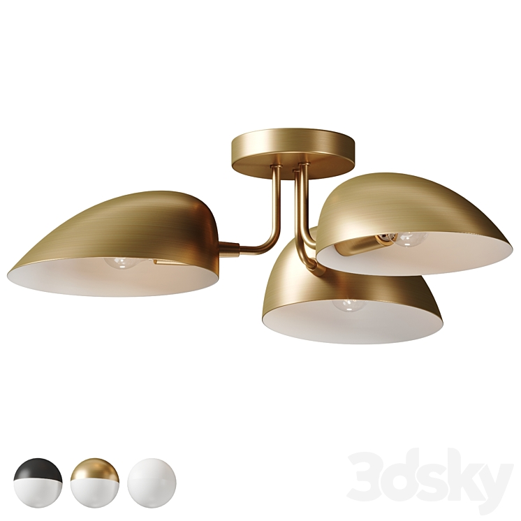Lateisha by Wrought Studio - Ceiling lamp - 3D model
