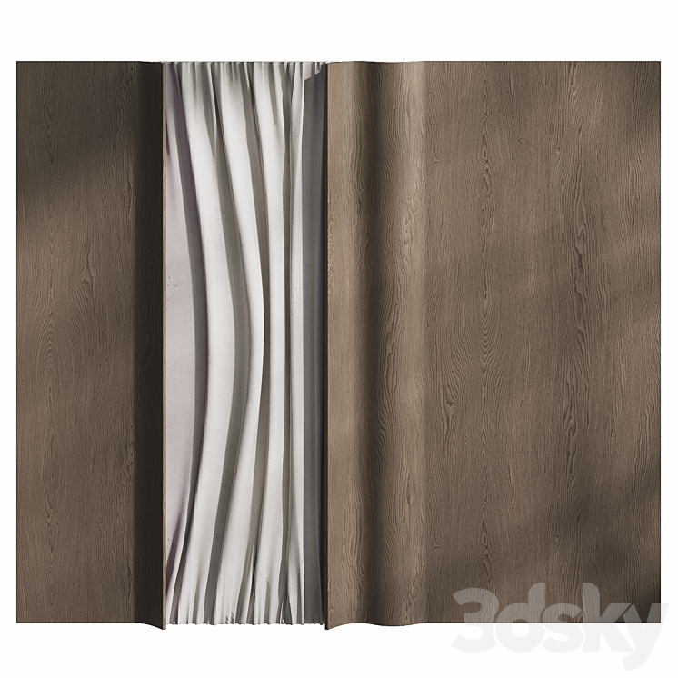 Wall panel 03 - Other decorative objects - 3D model
