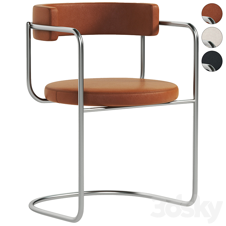 FF chair by Friends & Founders FF Chair Cantilever - Cubic Back Rest ...