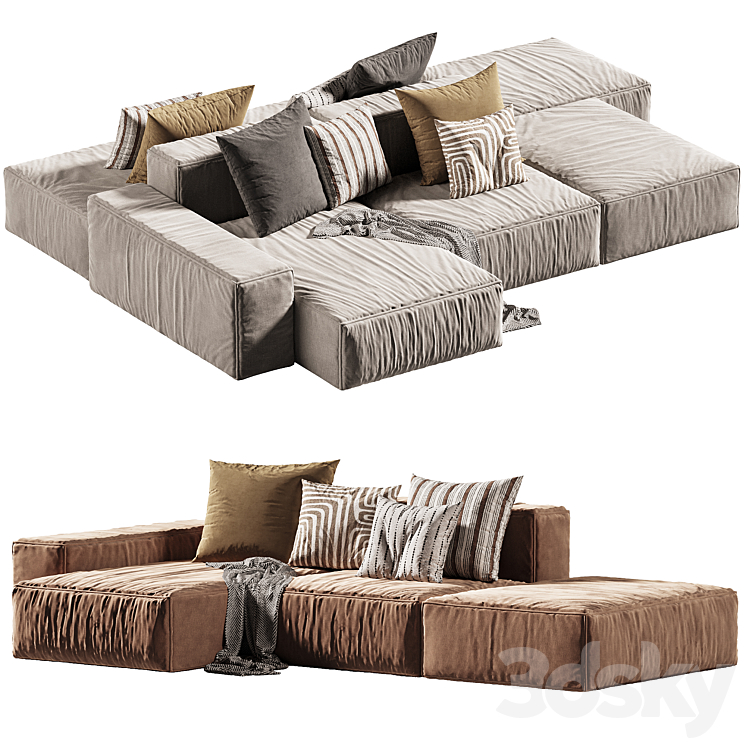 Sofa Davis Modular Sofa by LAVSIT 2 - Sofa - 3D model