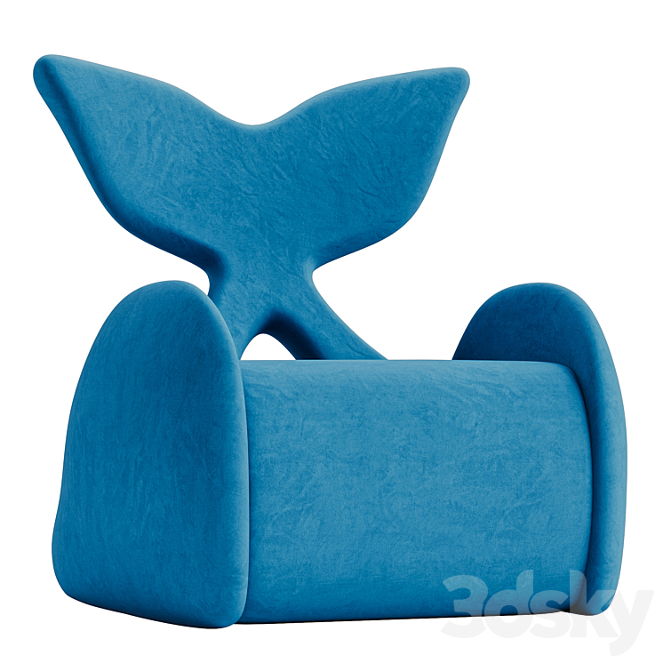 Armchair_dolphin - Arm chair - 3D model