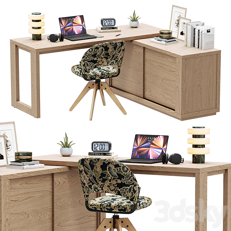 Workplace 05 - Office furniture - 3D model
