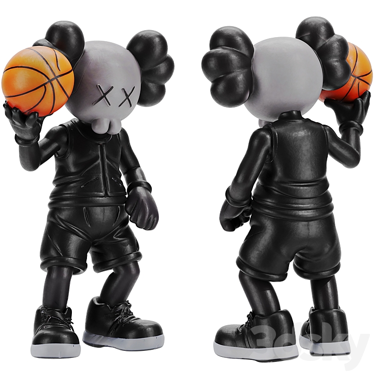 Basketball Figures - Sculpture - 3D model