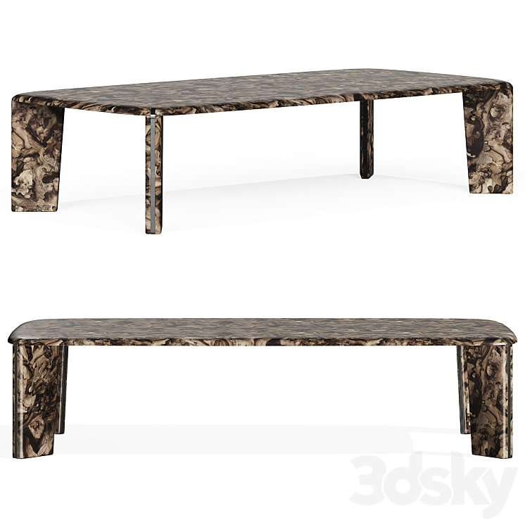 Henge - GRAND STAND by Massimo Castagna - Table - 3D model