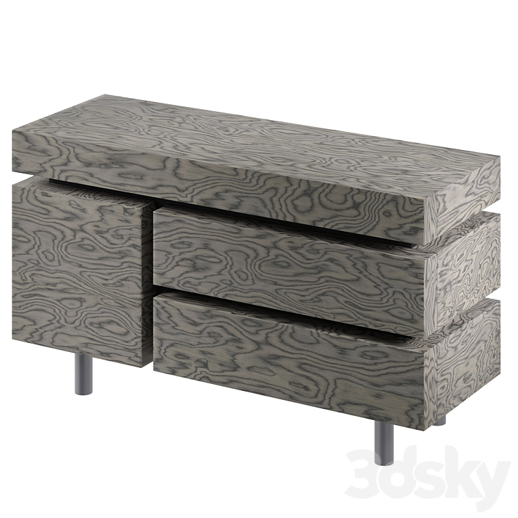 Sideboard Gerrit by NOOM - Sideboard & Chest of drawer - 3D model