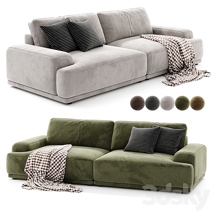 SOFACOMPANY Leonora 2.5 Seater Sofa - Sofa - 3D model