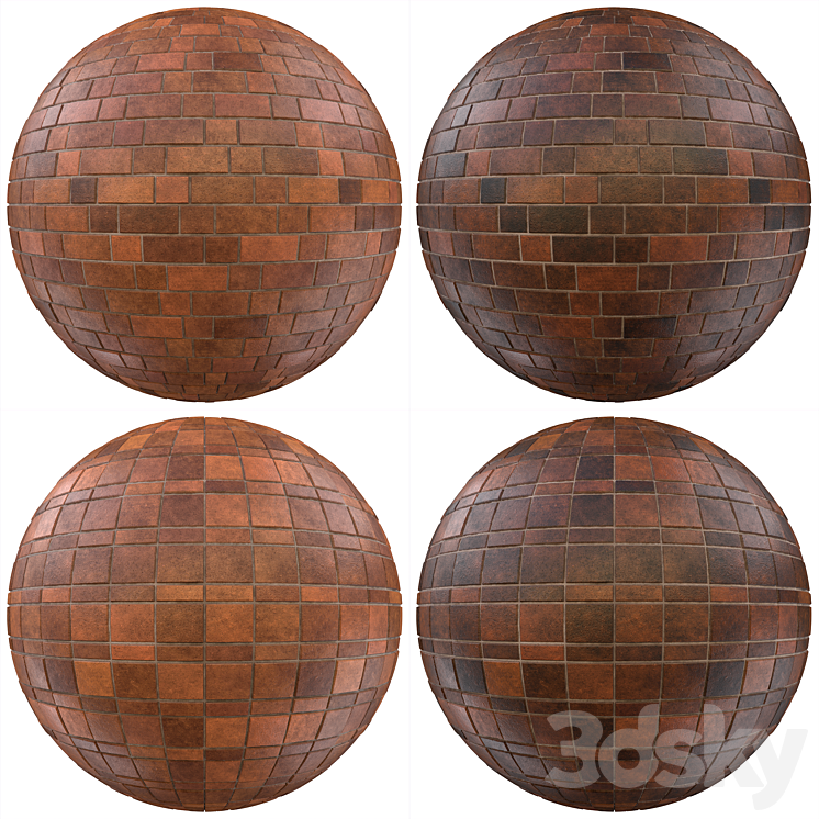 brick pbr 4k seamless 324 - Brick - 3D model