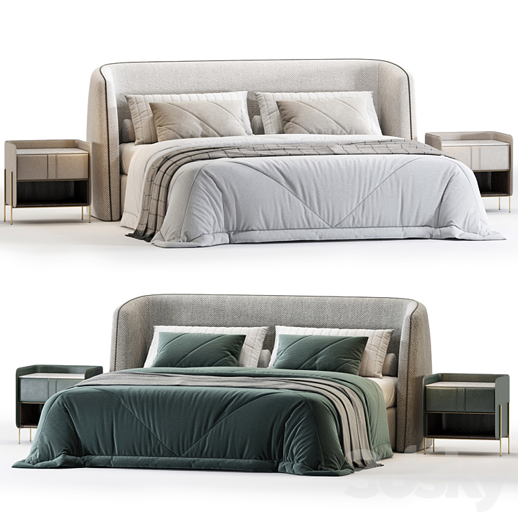 liujoliving Caillou Bed - Bed - 3D model