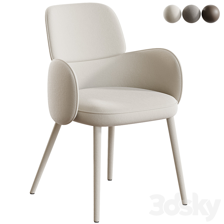 Harper Dining Chair - Chair - 3D model