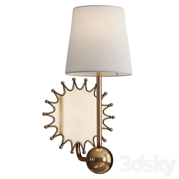 Quinn Sun Wall Light - Wall light - 3D model