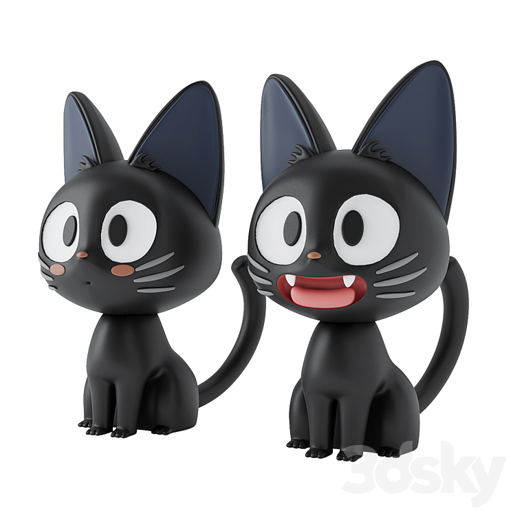 Cat decorative ornaments - Sculpture - 3D model