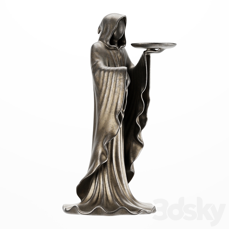 Hooded Spirit Statue - Sculpture - 3D model