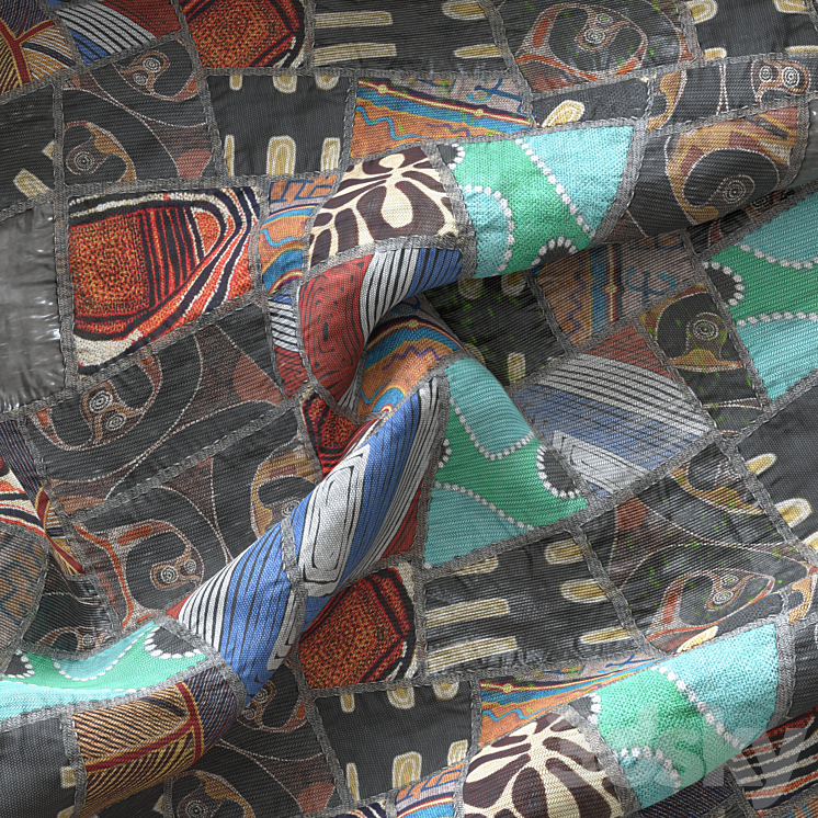 Fabric Material ,Fabric Pattern ,PBR 4K JPEG Seamless - Fabric - 3D model