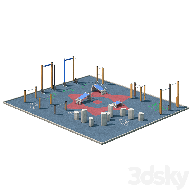 Playground - Sports - 3D model