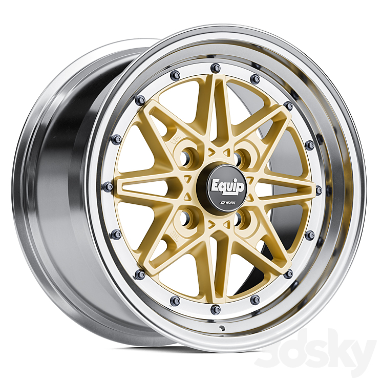 Wheel rim WORK EQUIP 03 - Ground Transport - 3D model