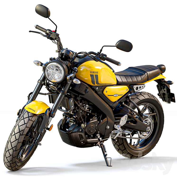 Yamaha XSR-125 - Ground Transport - 3D model