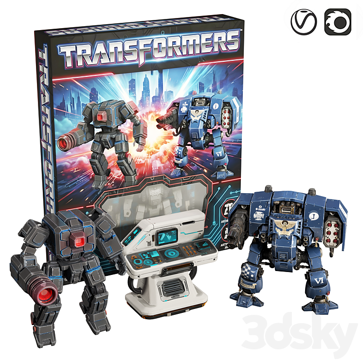 Transformers Mecha & Sci-Fi - Toy - 3D model