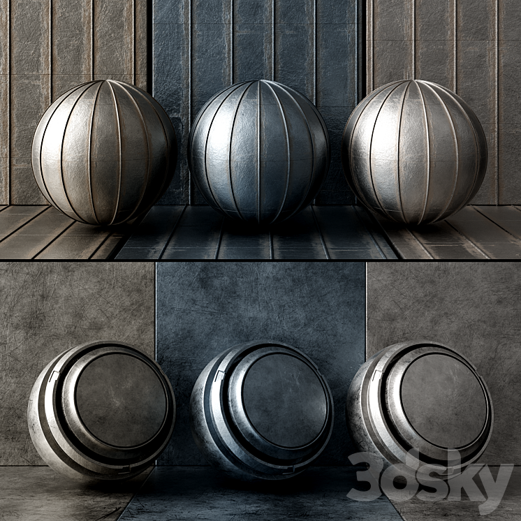 Elite Textures | Metal Collection | Material 0038 - Metal - 3D model