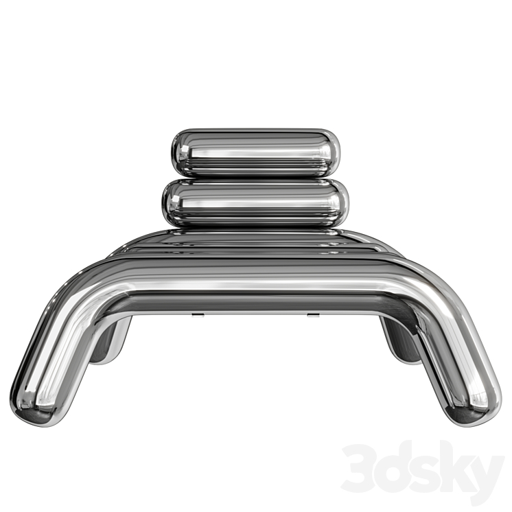 BIBENDUM lounge chair - Chair - 3D model
