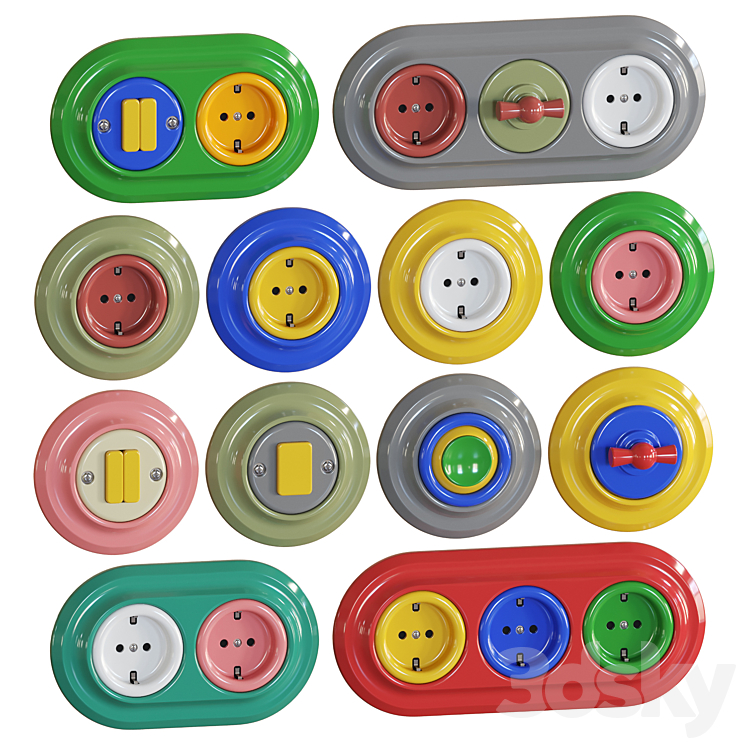 Sockets and Switches_01 - Miscellaneous - 3D model
