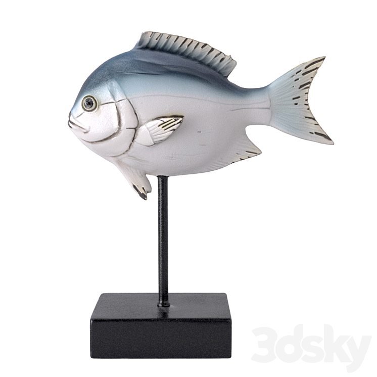 Deco exotic fish Kare Design 4 - Sculpture - 3D model