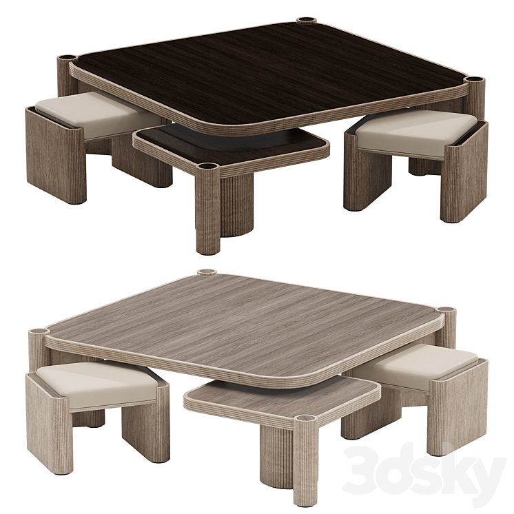 Maya Coffee Table - Table - 3D model