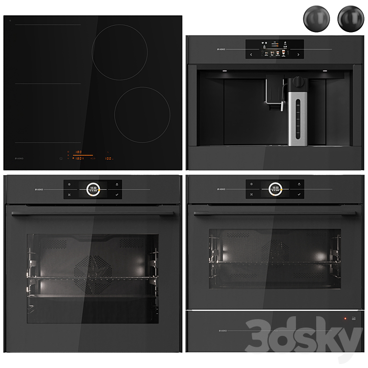 Asko Elements 03 Built-in Kitchen Appliances - Kitchen appliance - 3D model