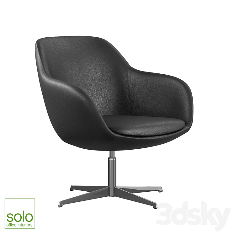 Noble lounge chair - Office furniture - 3D model