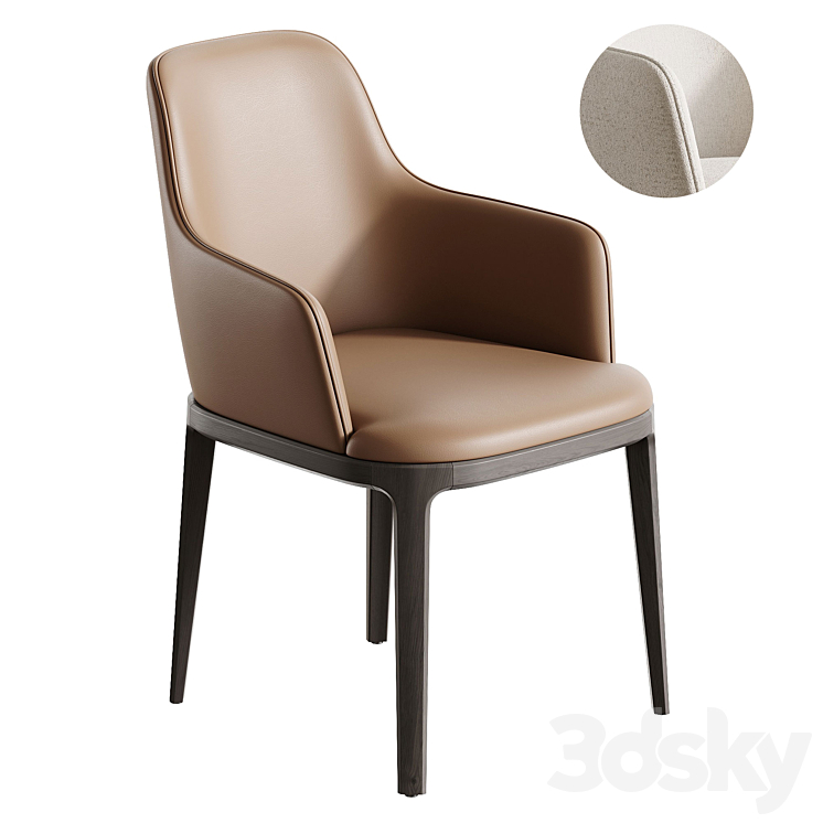 Grace Chair by Poliform - Chair - 3D model
