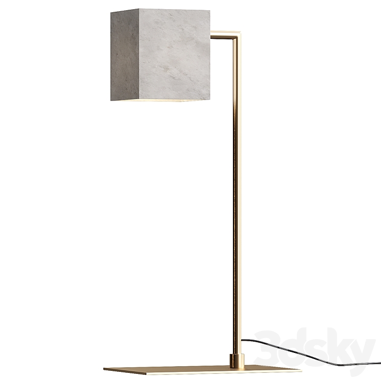 Cubic table lamp - Table lamp - 3D model