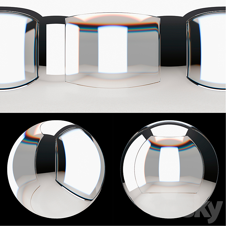 HDRI Studio Soft Light Panels - HDRI - 3D model